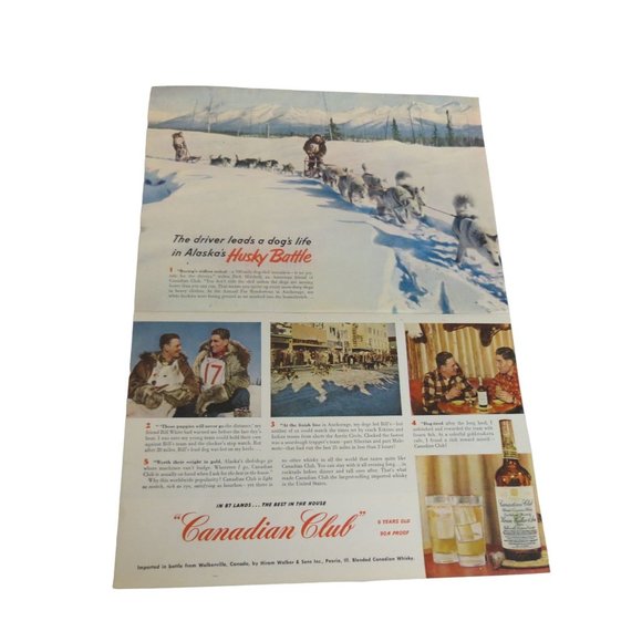 Canadian Club | Wall Decor | Canadian Club Whiskey Advertising Print Ad ...